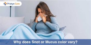 Why does Snot or Mucus colour vary? - Pristyn Care